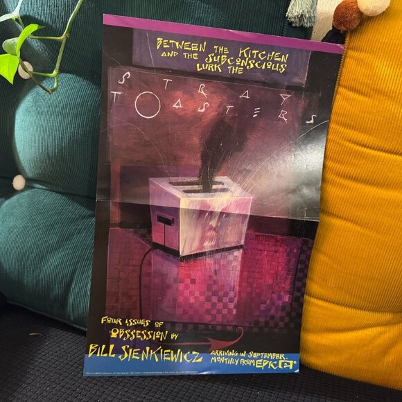 Epic Comics, Marvel | Art | Bill Sienkiewicz Stray Toasters Promo ...